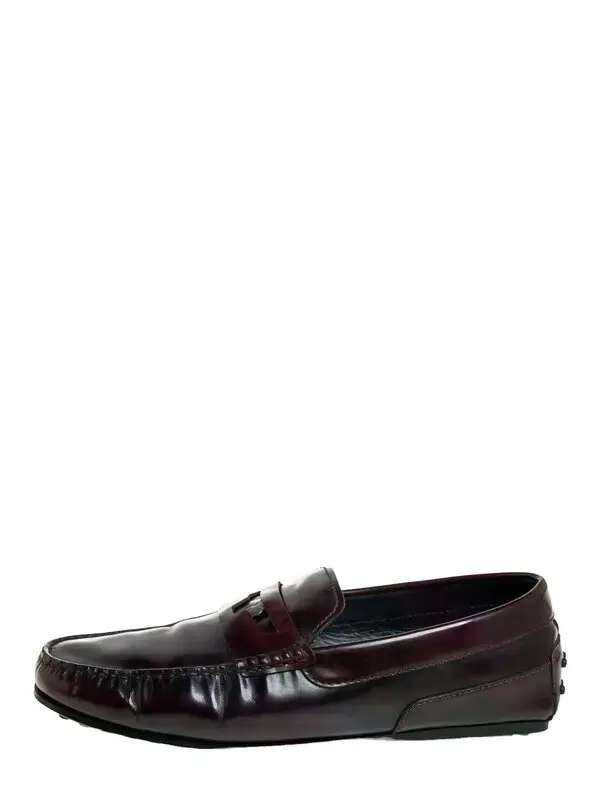 TOD'S X Ferrari Penny Loafers - Red