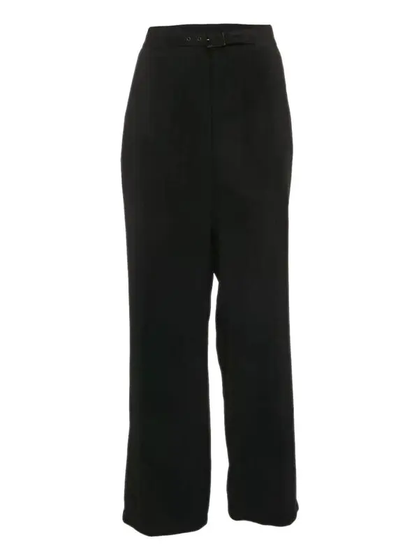 ARMANI Vintage Belted Trousers - Black