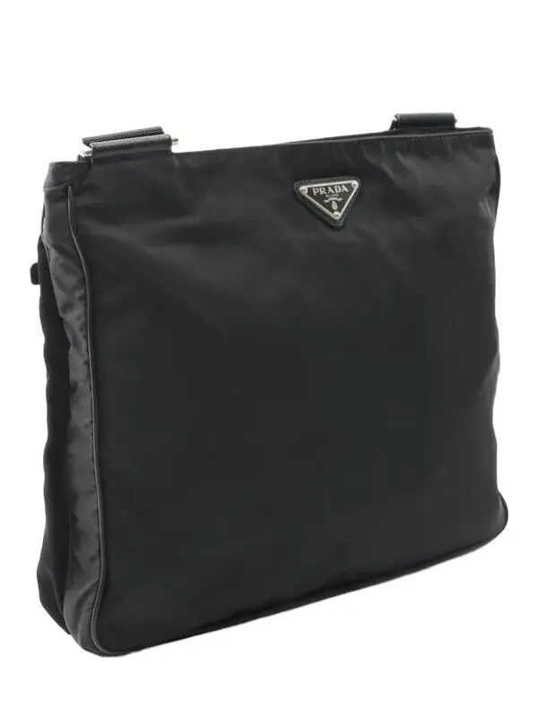 Prada 00s Nylon Shoulder Bag - Black