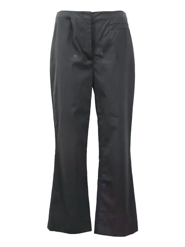 Prada High-rise Bell Trousers - Grey