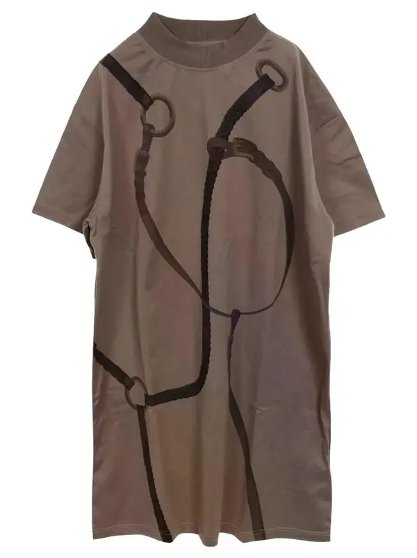 Hermès Coaching Remix Dress - Brown