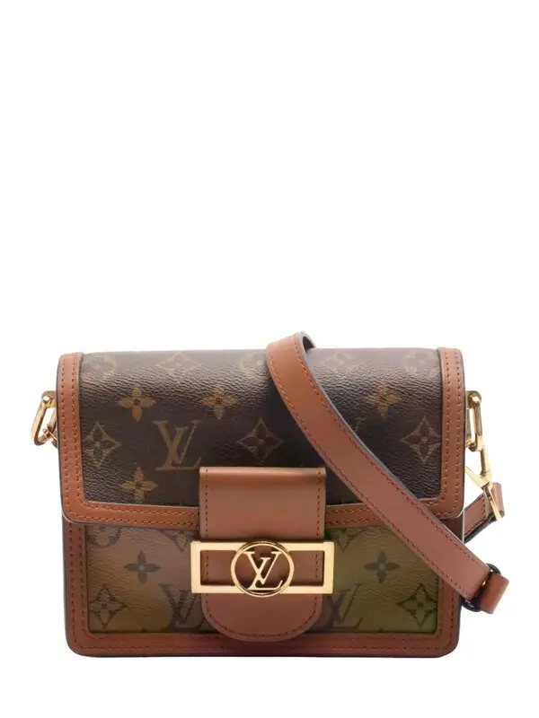 LOUIS VUITTON 2021 Mini Dauphine Shoulder Bag - Brown