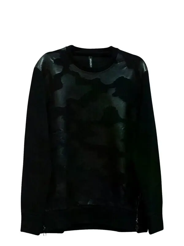 Neil Barrett Camouflage-pattern Patch Sweatshirt - Black