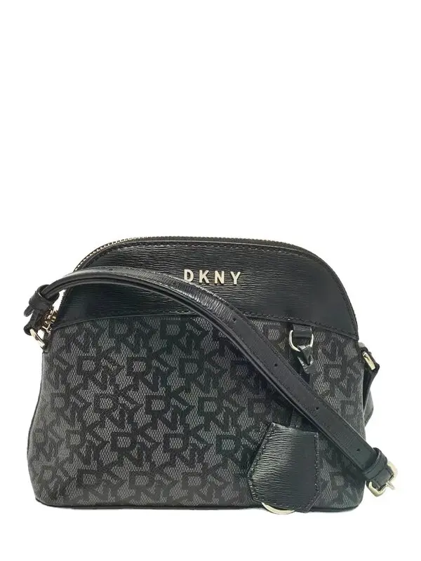 Dkny Vintage Monogram Crossbody Bag - Black
