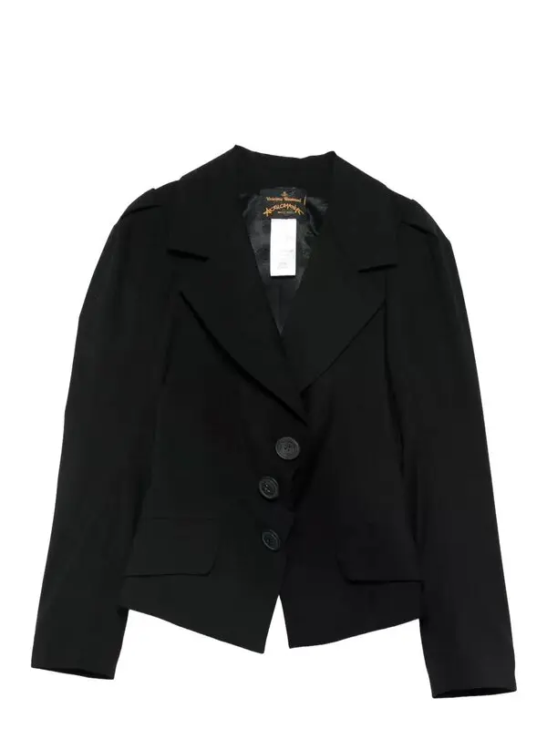 VIVIENNE WESTWOOD 2016 Puff-sleeve Wool Jacket - Black