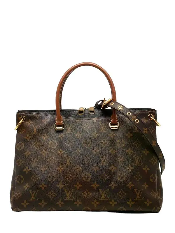 LOUIS VUITTON Monogram Pallas Mm Satchel - Brown