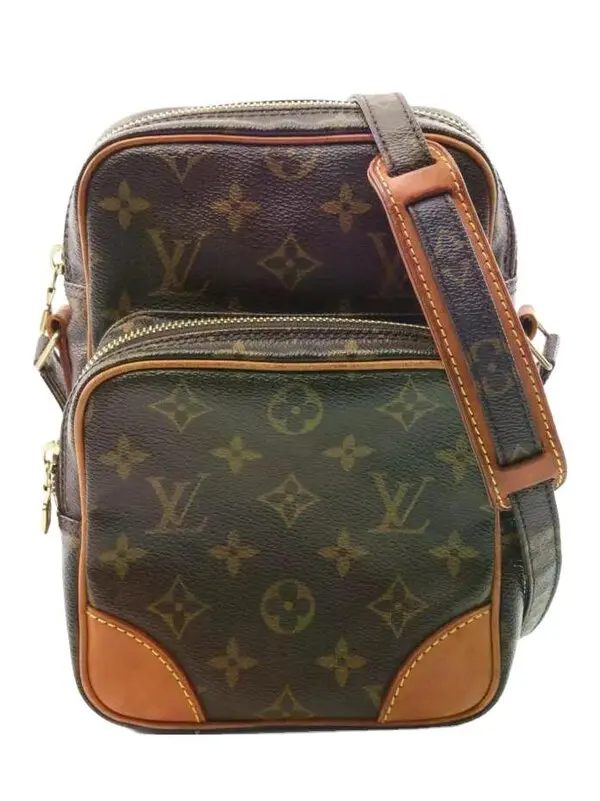 LOUIS VUITTON 2002 Amazon Monogram Shoulder Bag - Brown