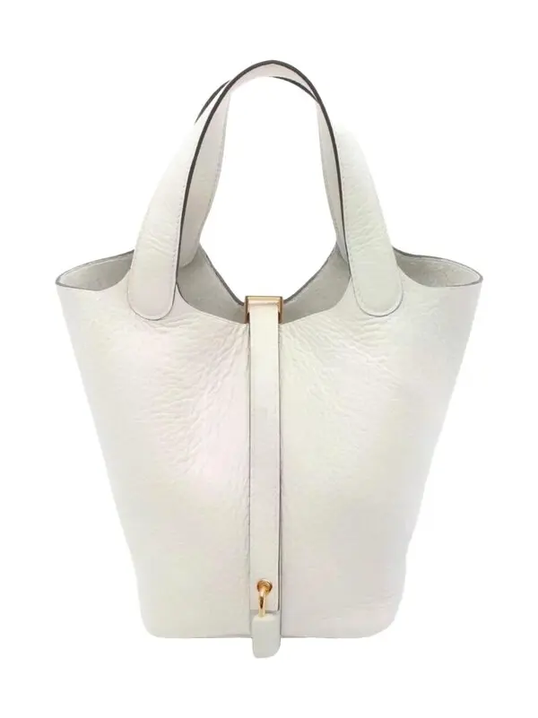 Hermès Picotin Lock Pm Handbag - White