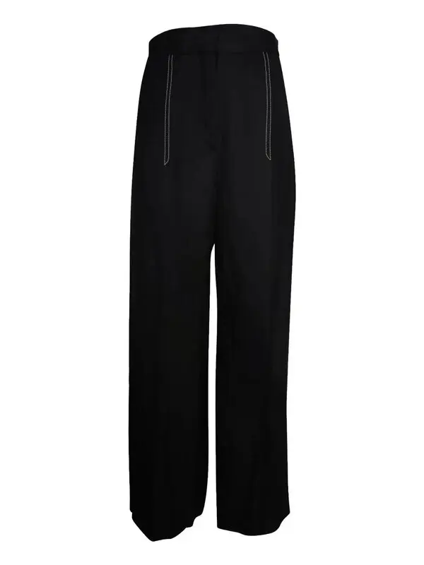 Sandro Side-stripe Trousers - Black