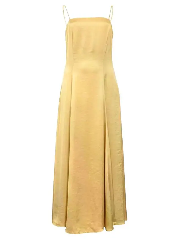 Theory Cami-strap Midi Dress - Yellow