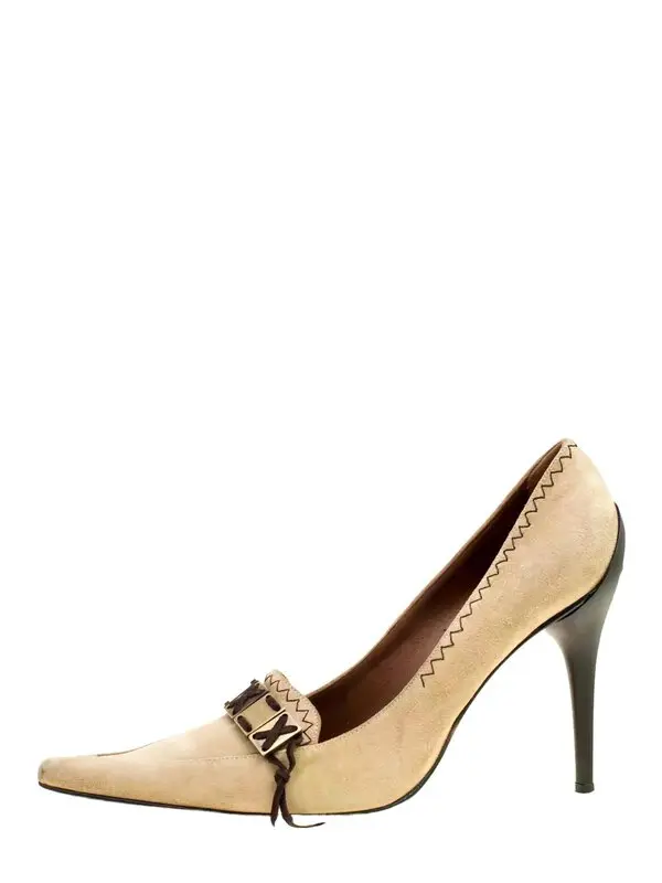 Casadei 100mm Pointed-toe Heels - Neutrals