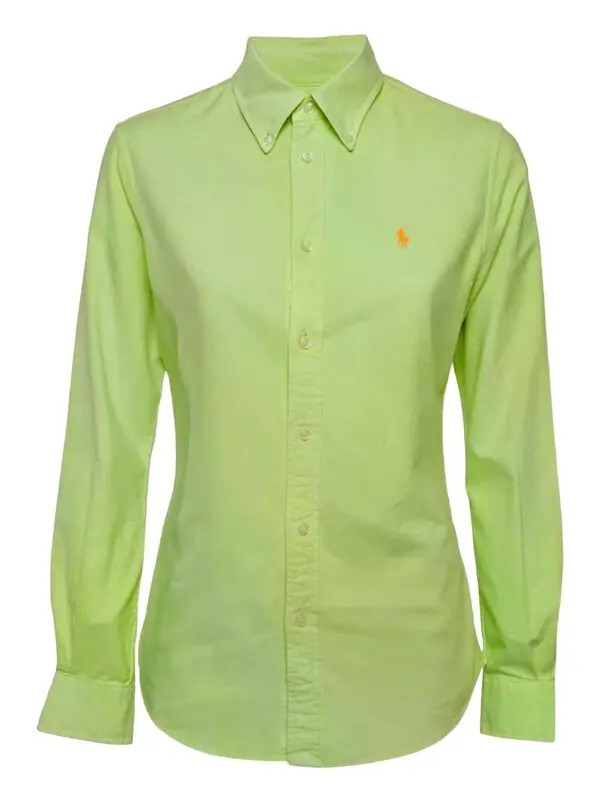 Polo Ralph Lauren Vintage Button-down Long-sleeve Shirt - Green