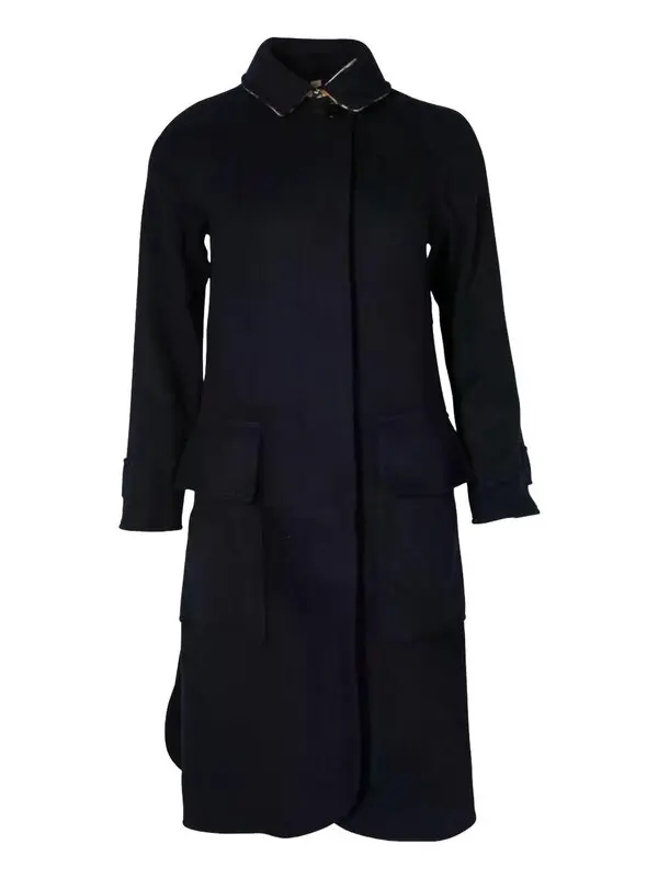 Burberry Cashmere Coat - Blue