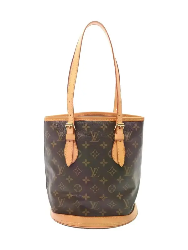 LOUIS VUITTON 2004 Bucket Pm Bag - Brown