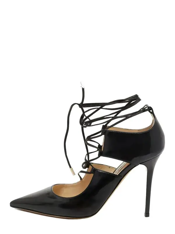 JIMMY CHOO 95mm Leather Pumps - Black