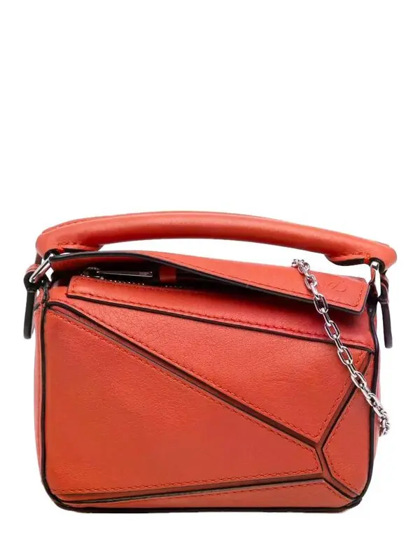 Loewe Nano Puzzle Satchel - Orange