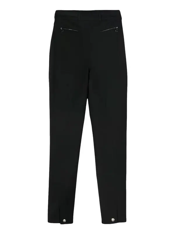 Hermès 1990s Wool Blend Trousers - Black