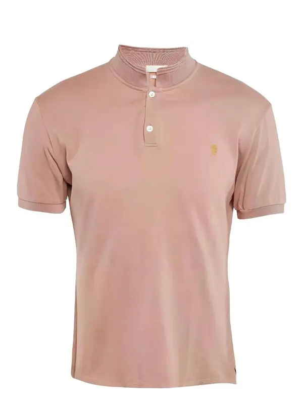 Alexander McQueen Piqué-weave Cotton Polo Shirt - Pink