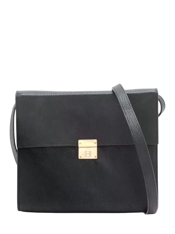 Hermès 2021 Chevre Mysore Clic 16 Crossbody Bag - Black