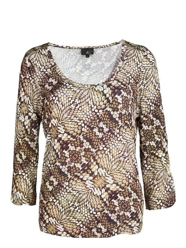Just Cavalli Animal-print Top - Brown