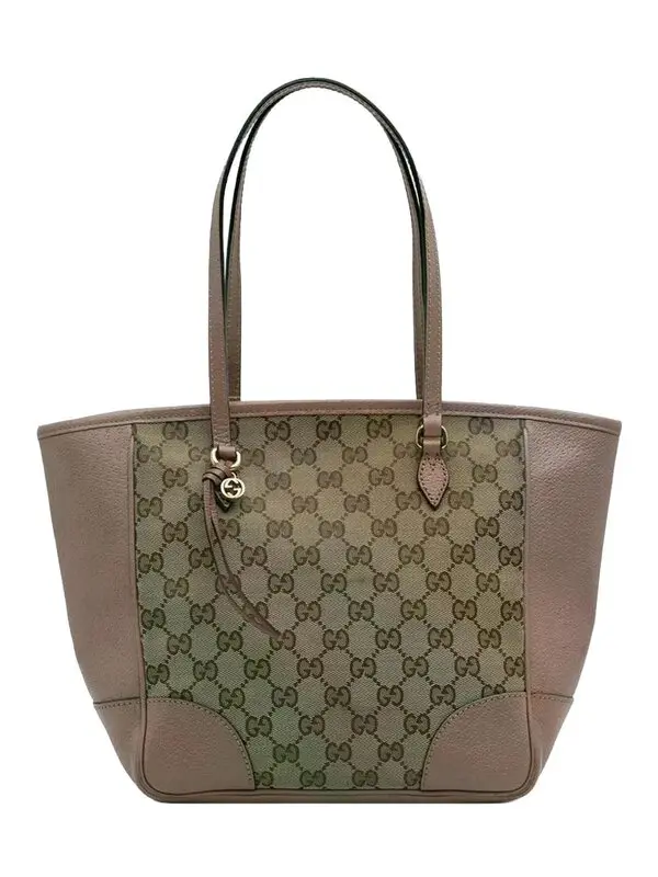 Gucci Gg Canvas Bree Tote Bag - Brown