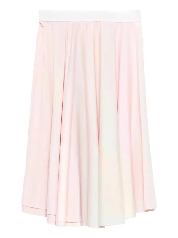 Prada 2000s Stretch-cotton Skirt - Pink