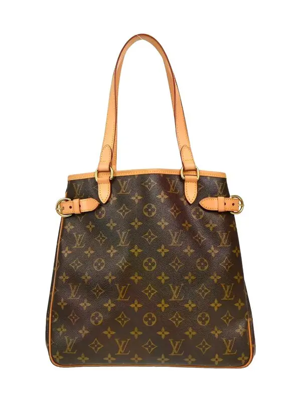 LOUIS VUITTON 2005 Batignolles Vertical Tote Bag - Brown