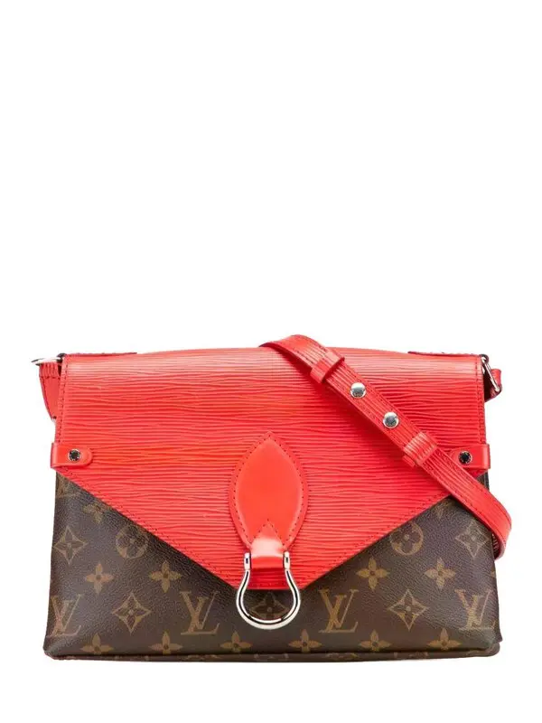 LOUIS VUITTON 2017 Monogram Epi Saint Michel Crossbody Bag - Brown