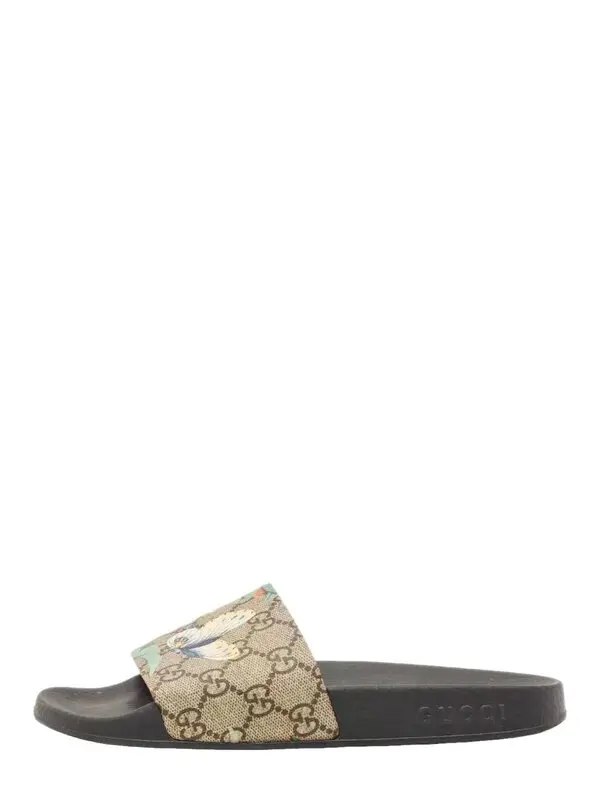Gucci Blooms Supreme Mules - Neutrals