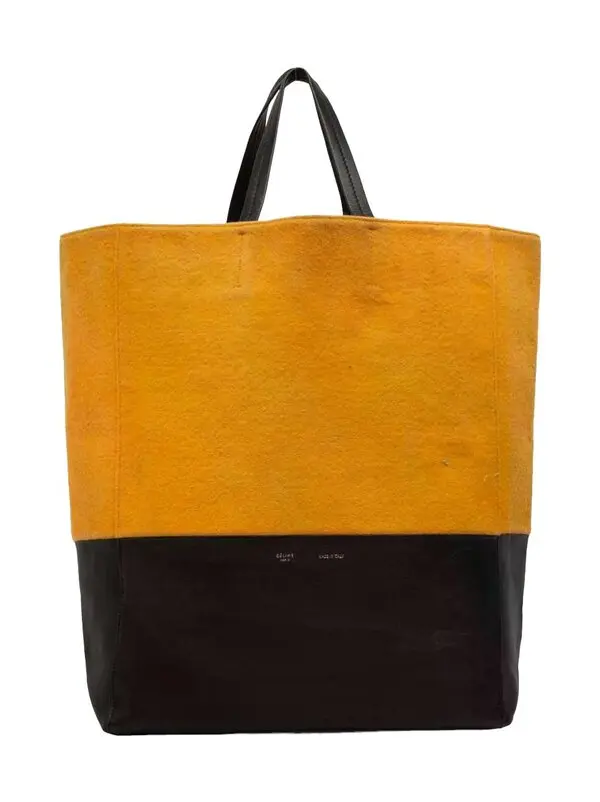 Celine Vertical Cabas Tote Bag - Orange