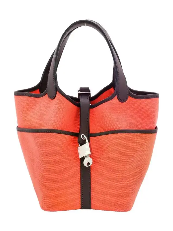 Hermès Cargo Picotin Lock Pm Bucket Bag - Orange
