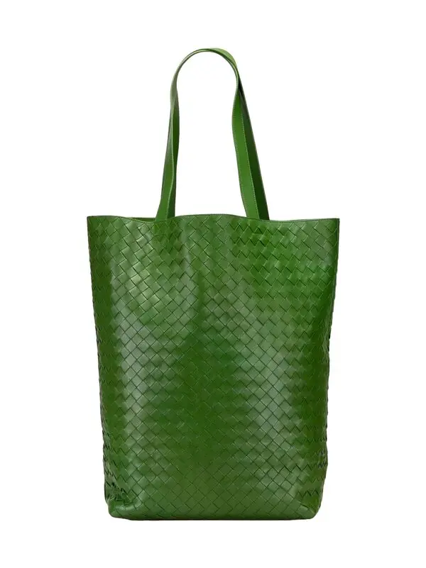 Bottega Veneta Nappa Intrecciato Tote Bag - Green