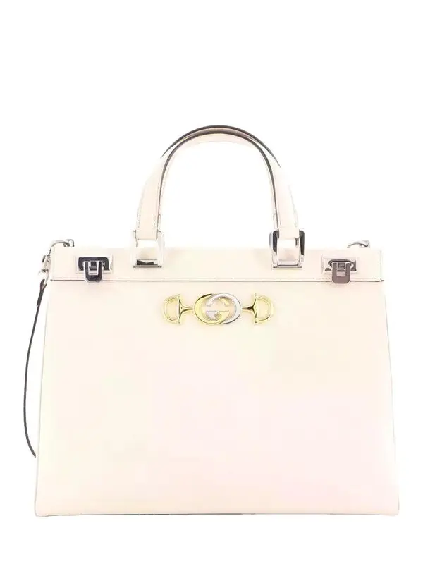 Gucci Zumi Top Handle Satchel - Neutrals