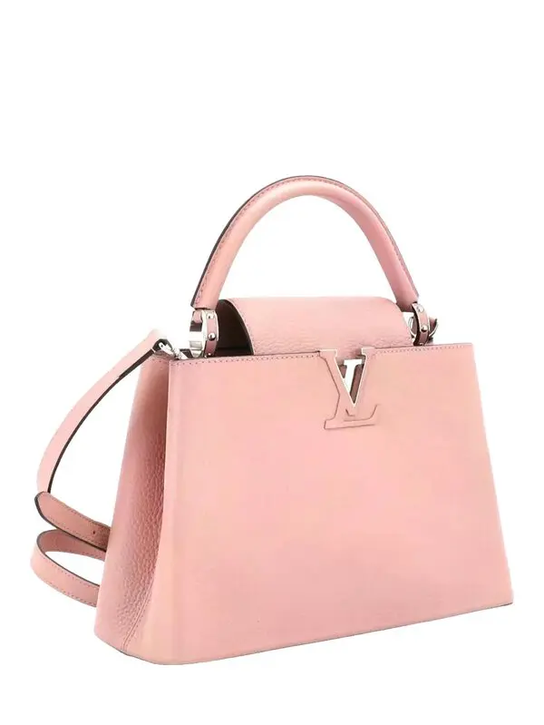 LOUIS VUITTON Capucines Pm Satchel - Pink