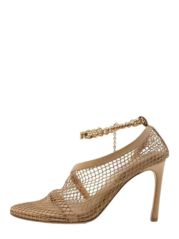 Bottega Veneta 100mm Mesh Pumps - Brown