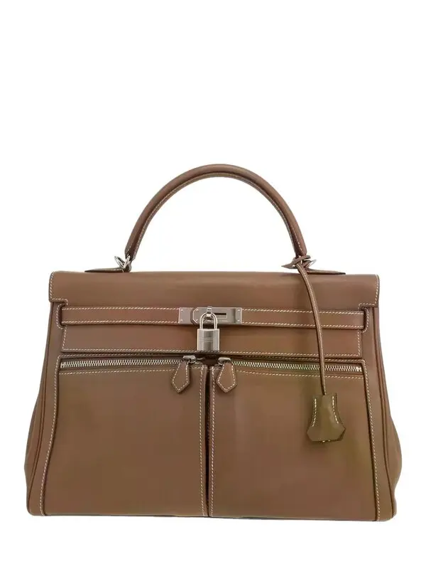 Hermès Kelly Lakis Handbag - Neutrals