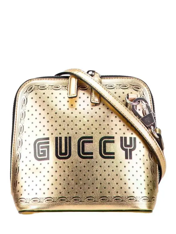 Gucci Guccy Sega Mini Crossbody Bag - Gold