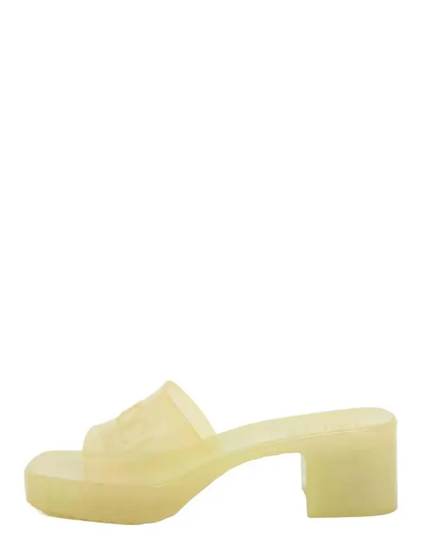 Gucci 55mm Platform Sandals - Yellow