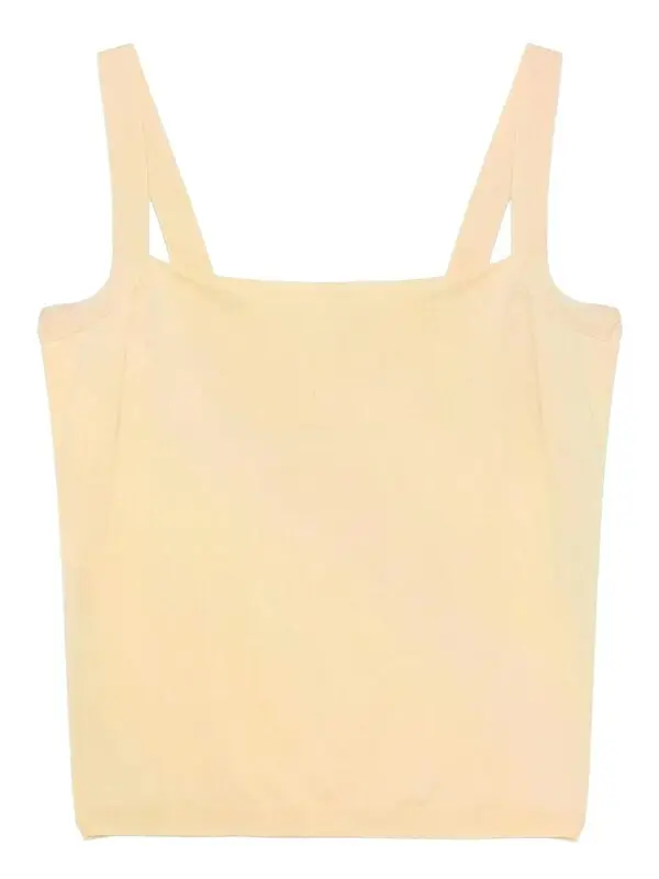Valentino Garavani 00s Fine-knit Top - Yellow