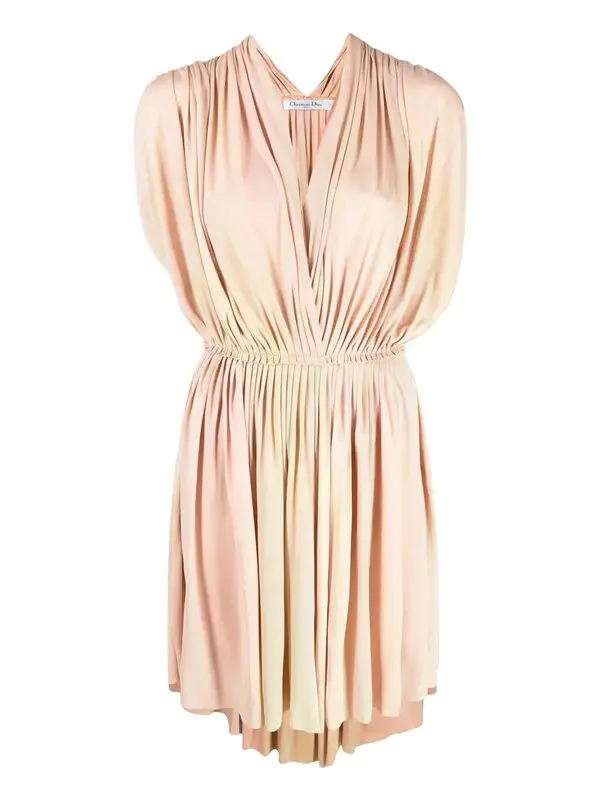 Dior Gathered Minidress - Pink
