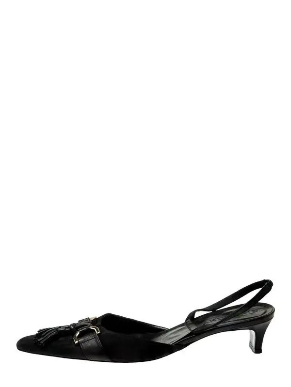 Givenchy Tassel Slingback Pumps - Black