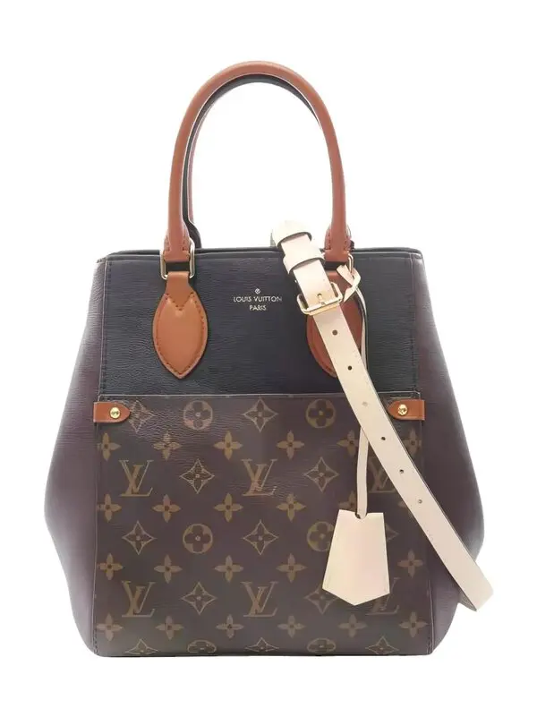 LOUIS VUITTON Monogram Fold Mm Tote Bag - Brown