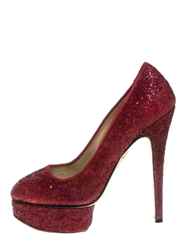 CHARLOTTE OLYMPIA 145mm Priscilla Pumps - Red