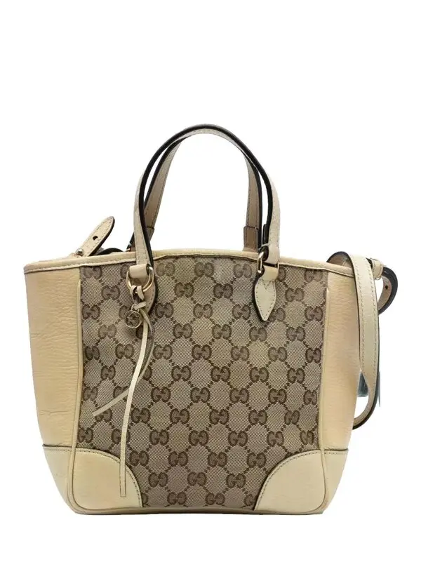 Gucci Gg Canvas Bree Satchel - Brown
