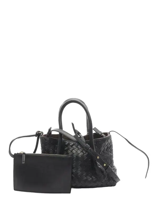Bottega Veneta Small Pinacoteca Handbag - Black