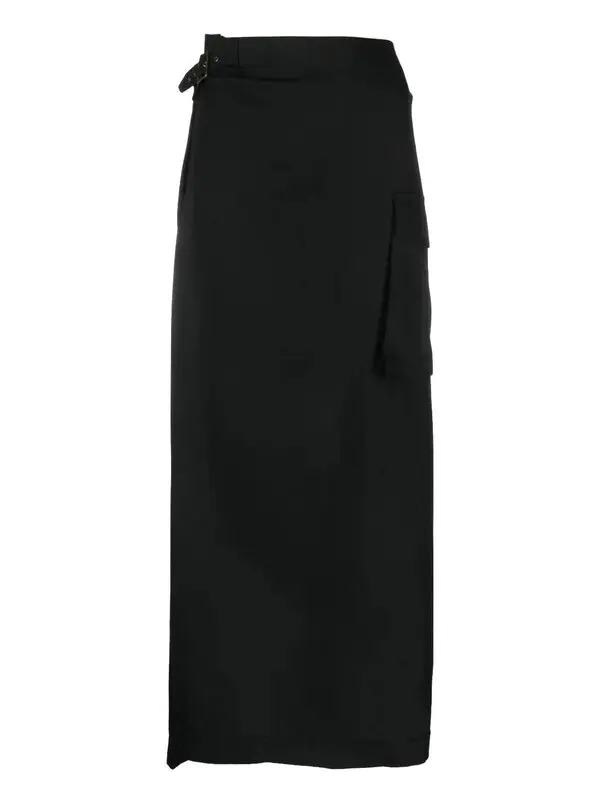 Jean Paul Gaultier 2000s Wrap-design Trouser Skirt - Black