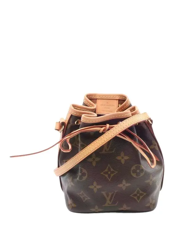 LOUIS VUITTON Nano Noé Bucket Bag - Brown