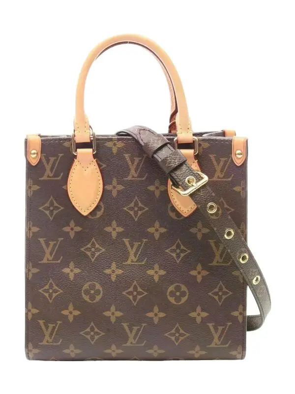 LOUIS VUITTON 2021 Plat Bb Monogram Tote Bag - Brown