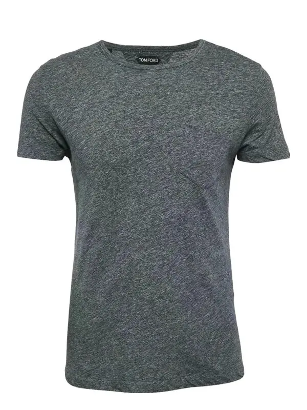 TOM FORD Cotton Pocketed T-shirt - Grey