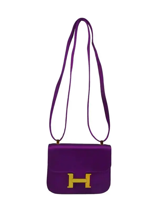 Hermès 2010 Constance Shoulder Bag - Purple
